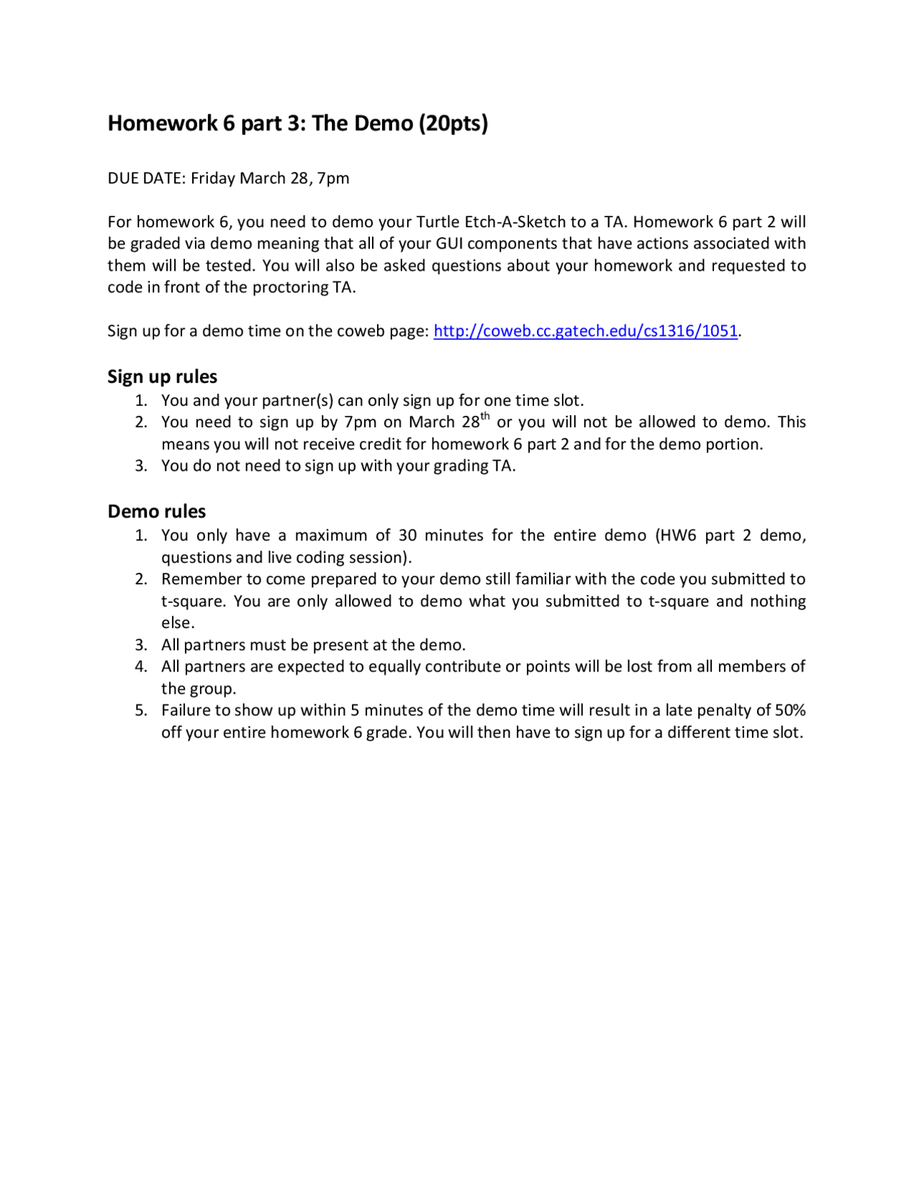 Homework 6 Representing Structure And Behavior Cs 1316 Docsity
