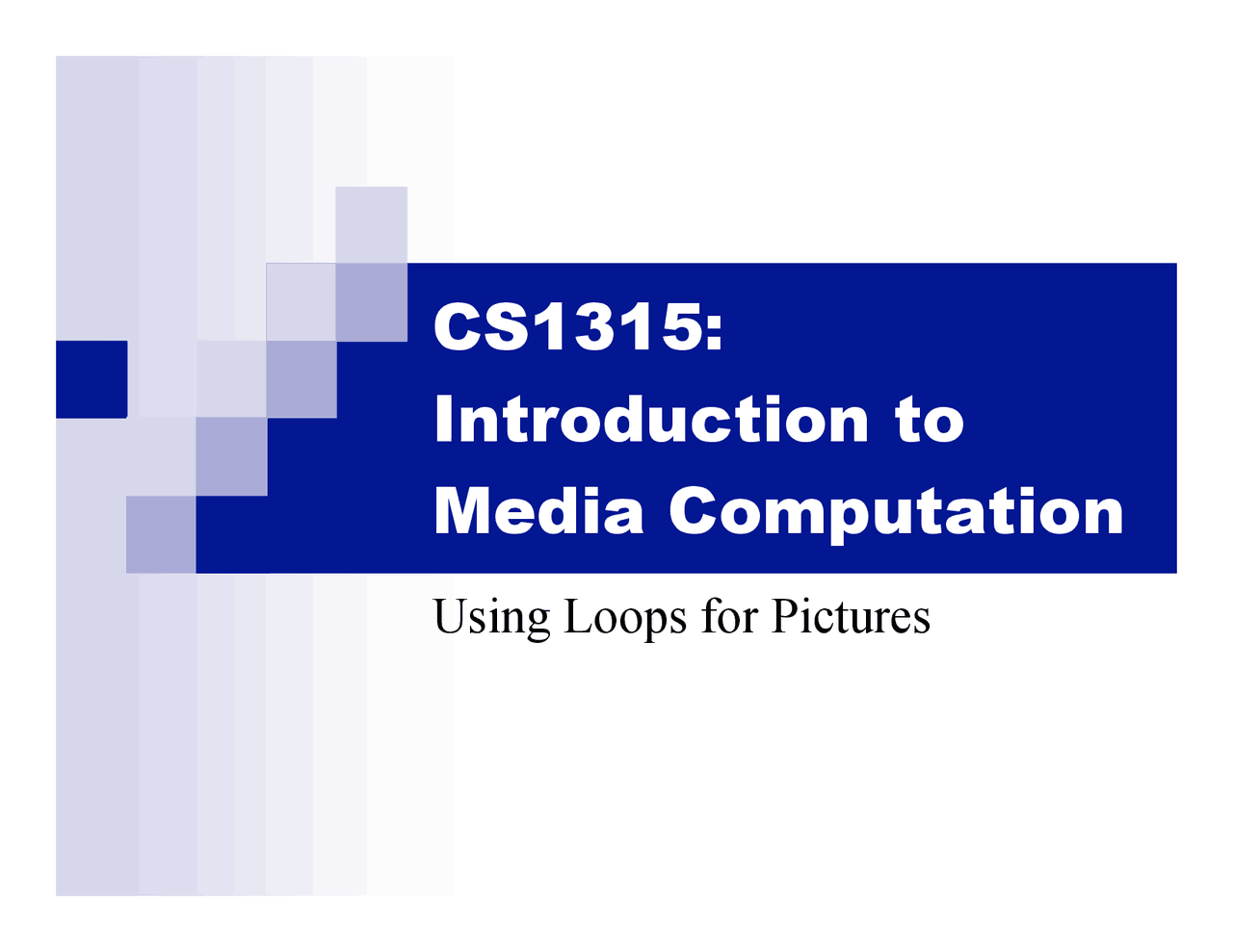 Introduction To Media Computation Exam Questions Cs 1315 Docsity