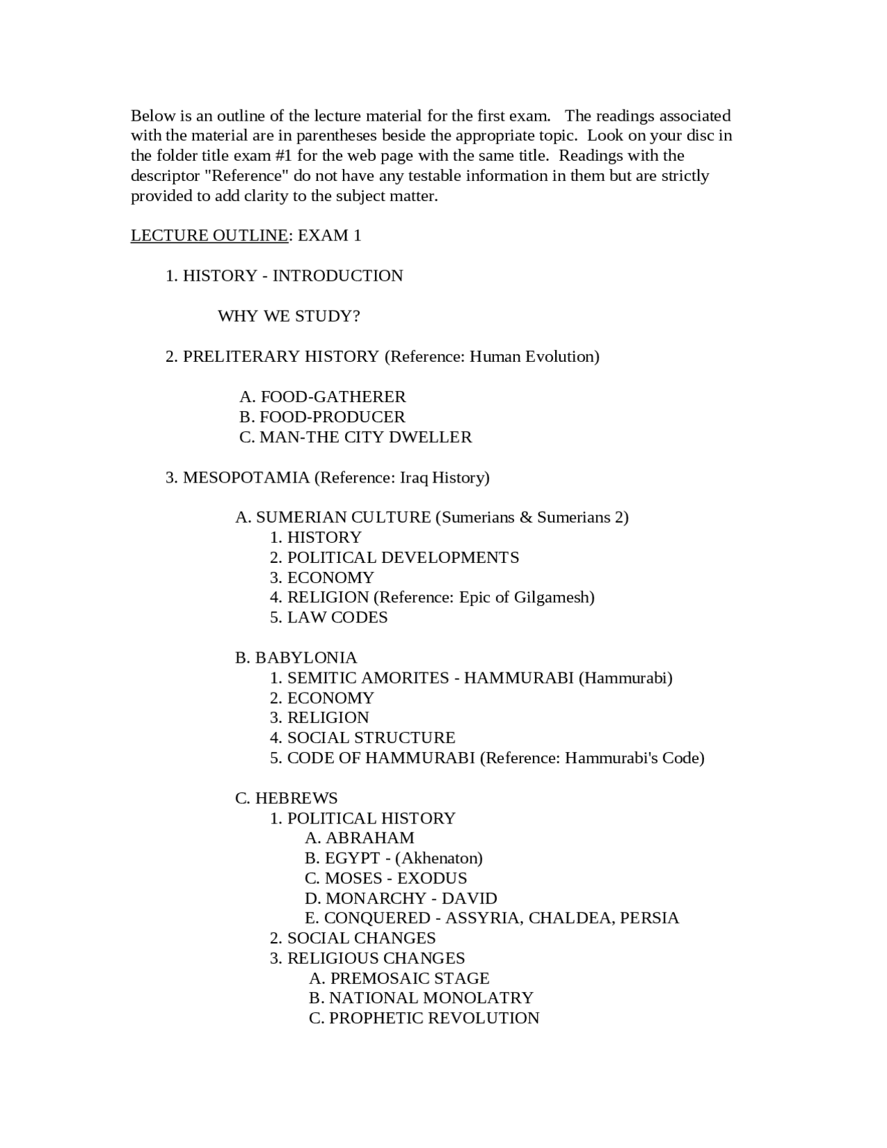 History of Criminal Justice - Lecture Outline for Exam 1 | CRJU 2001 ...