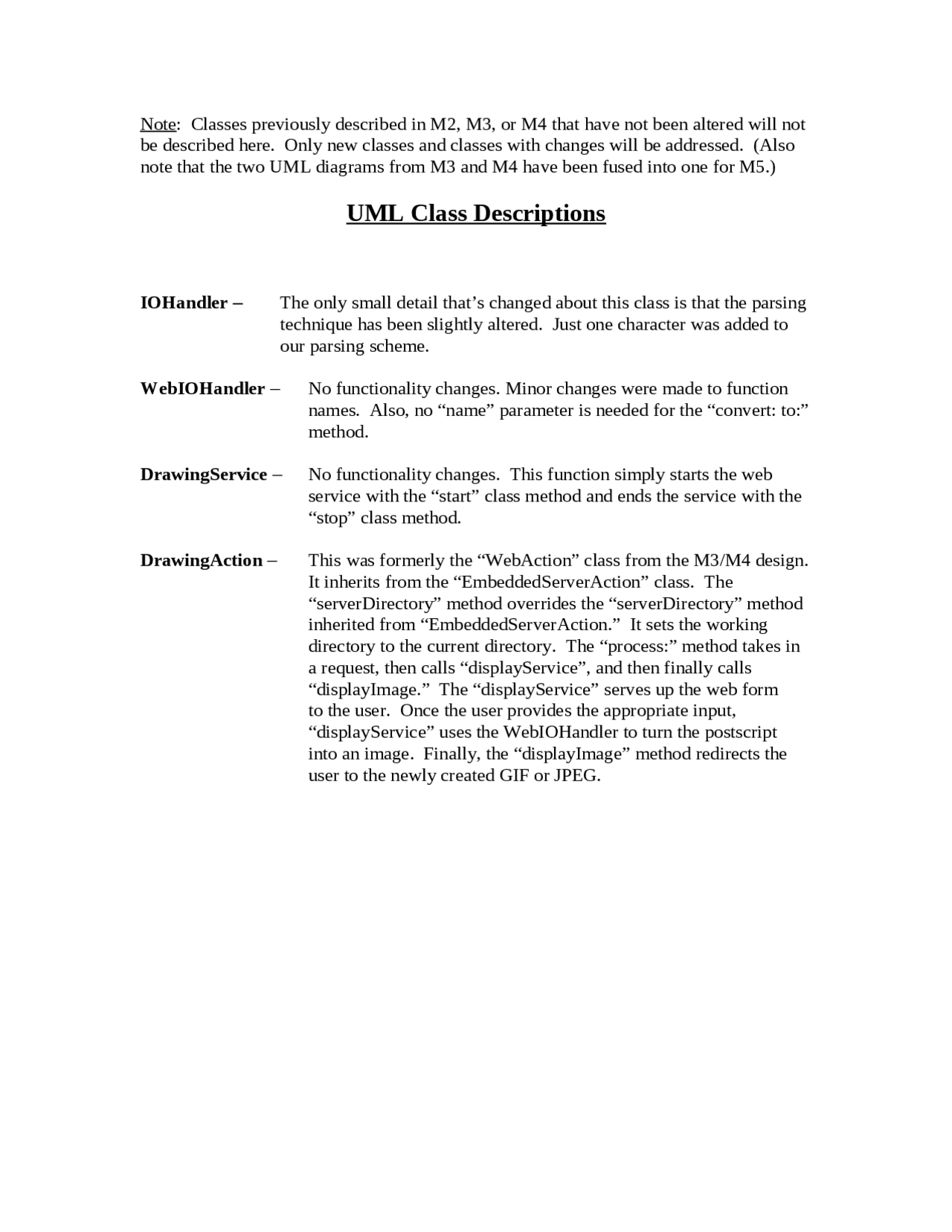 Uml Class Descriptions Objects And Design Cs 2340 Docsity