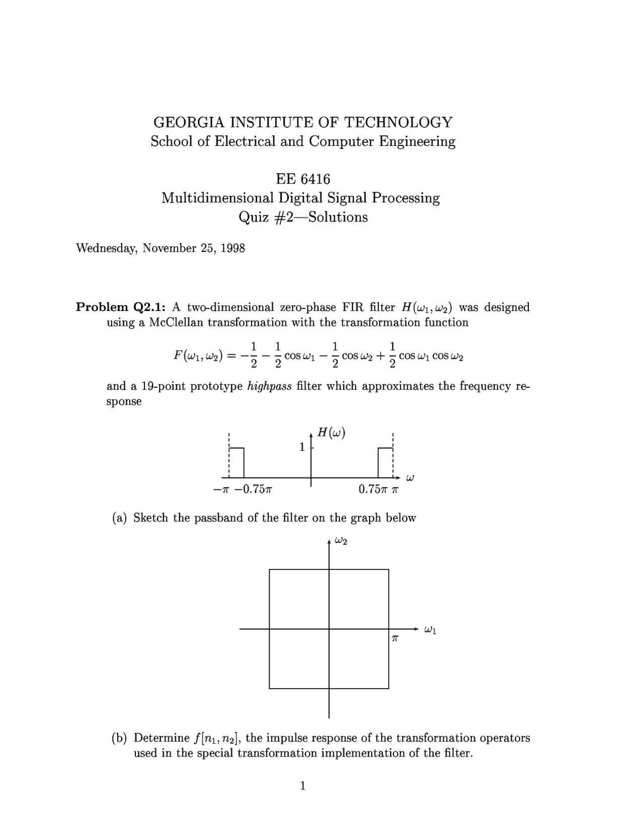 2 Solved Problems In Quiz 2 Low Noise Electrical System Design Ece