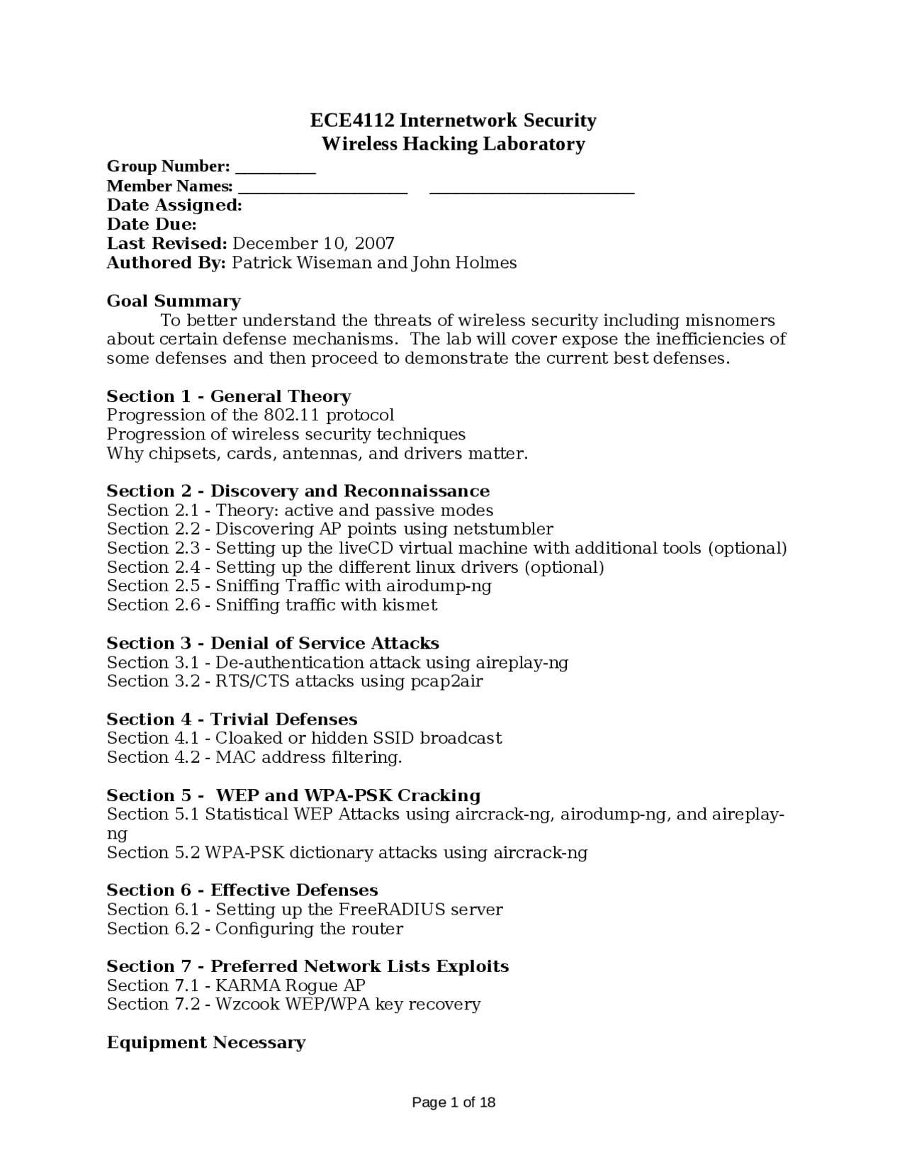 Understanding Wireless Security Threats: A Deep Dive into WEP, WPA, and Effective Defenses | Lab ...