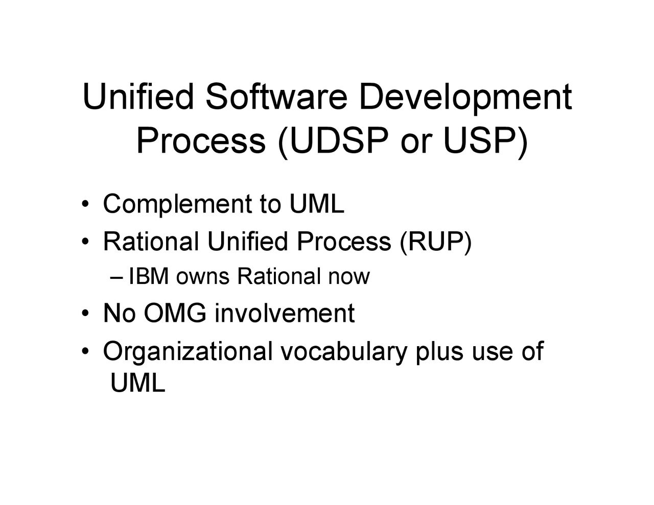 Unified Software Development Process In The Organization Cs 6300 Docsity
