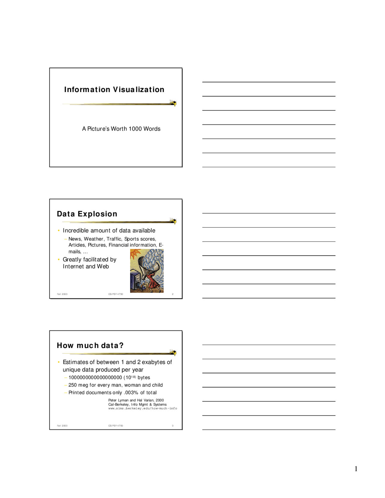 Data Explosion, Knowledge Acquisition – A Picture’s Worth 1000 Words | CS 7450 - Docsity