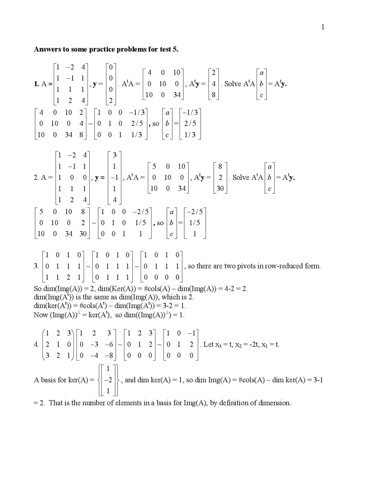 Problems On Calculus Iii For Computer Science Exam V Math 2605