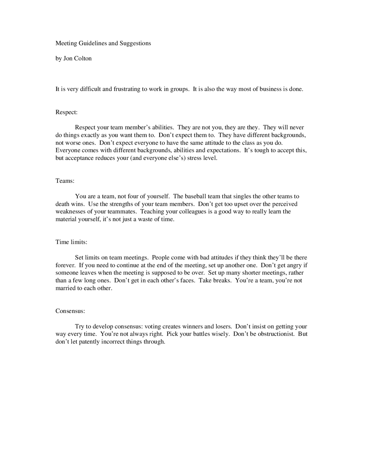 Types Of The Administrative Meeting Project Me 4210 Docsity 
