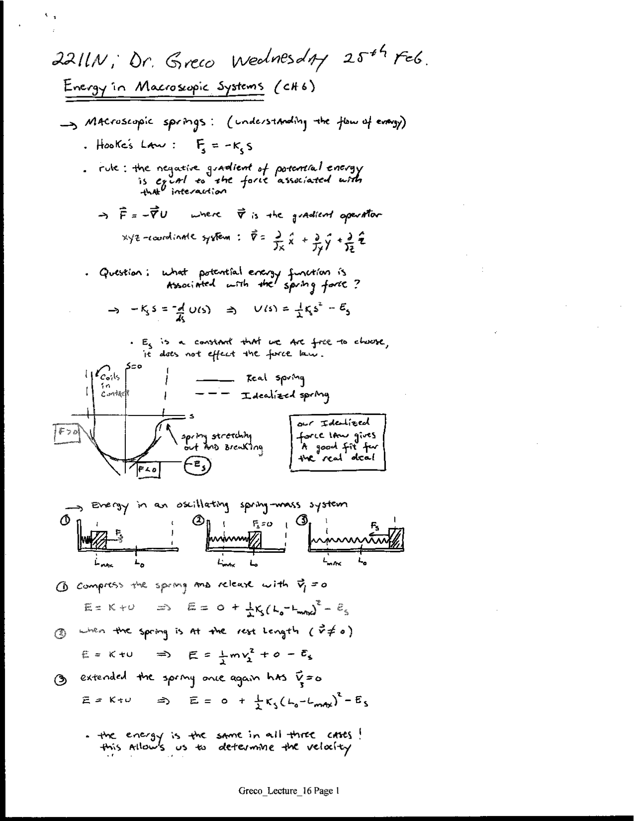 Notes on Energy in Macroscopic Systems - Introduction to Physics | PHYS ...
