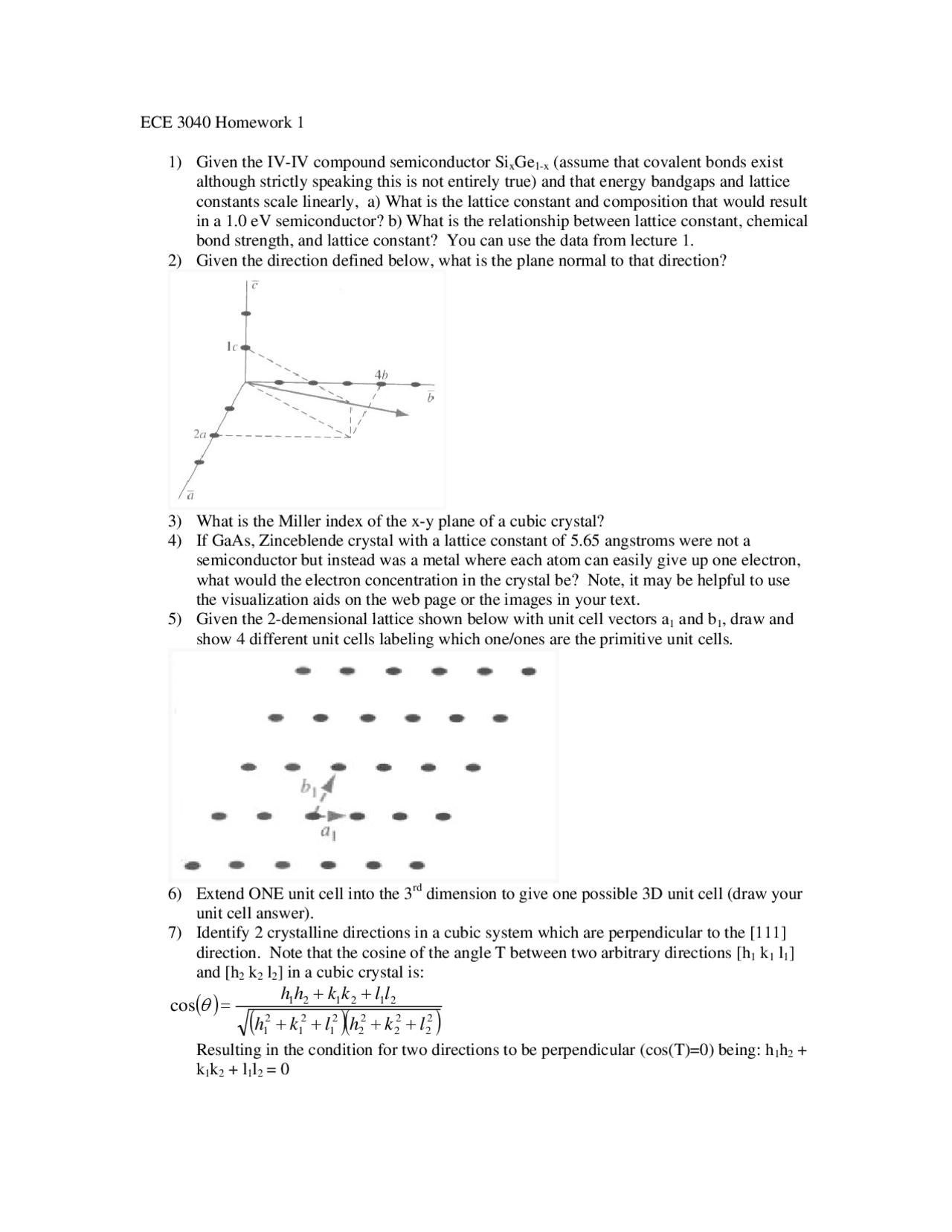 Assignment 1 With 7 Question Microelectronic Circuits Ece 3040