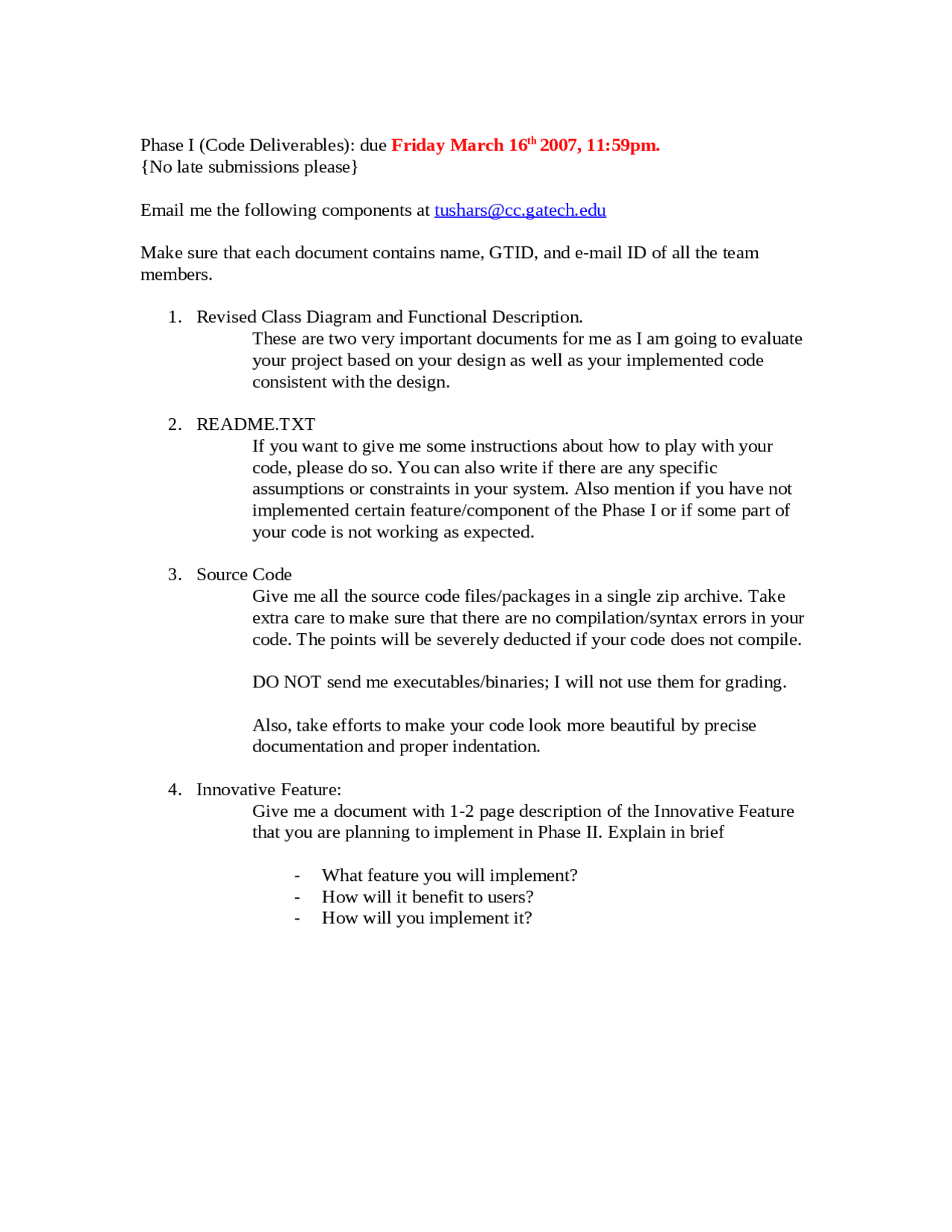 Project Report For Innovative Feature And Source Code Cs 4420 Docsity