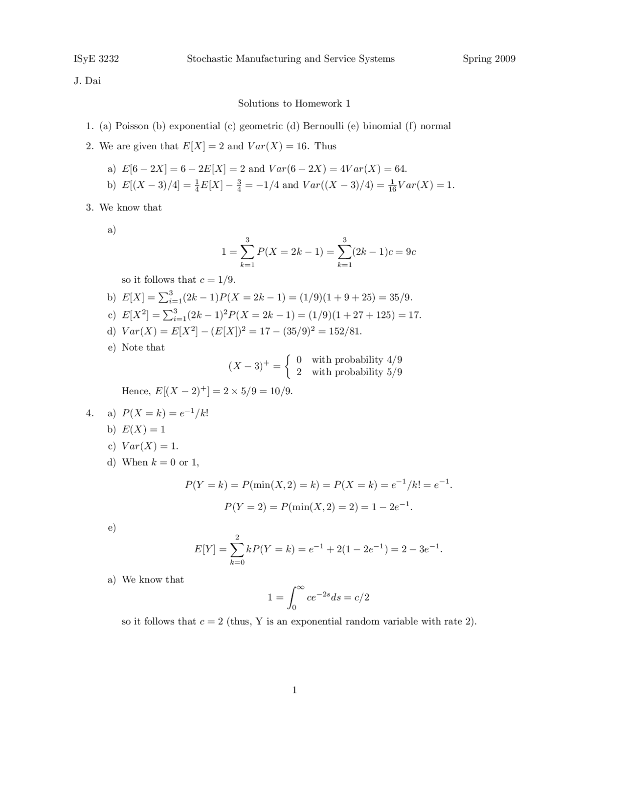 Solved Problems On Exponential And Geometric Functions Assignment 1