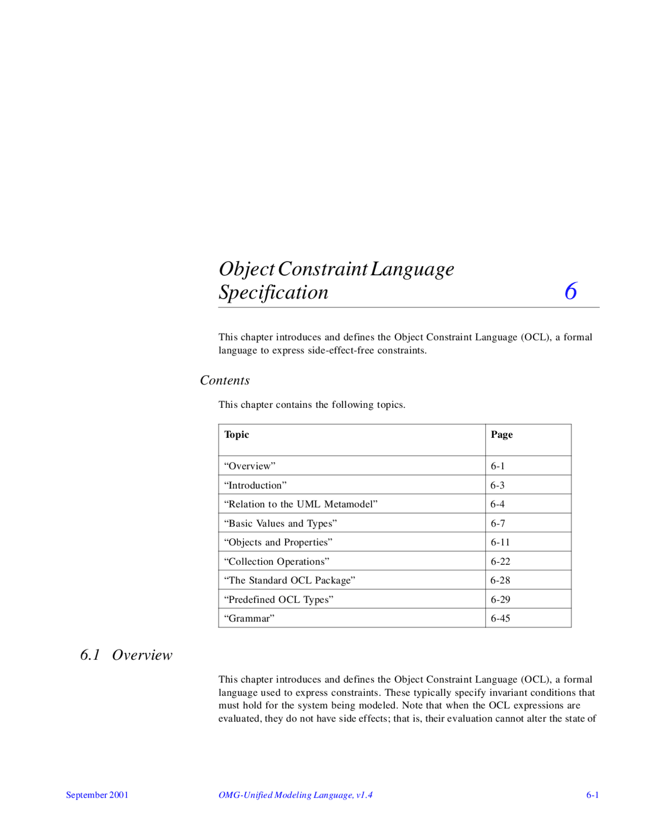 Object Constraint Language Specification Exam Cs 6300 Docsity