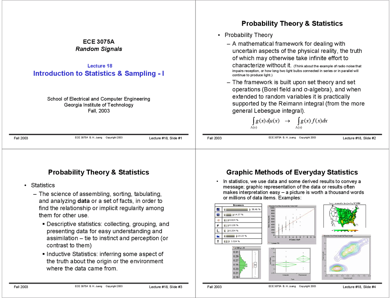 Introduction to Statistics and Probability Theory - Random Signals ...