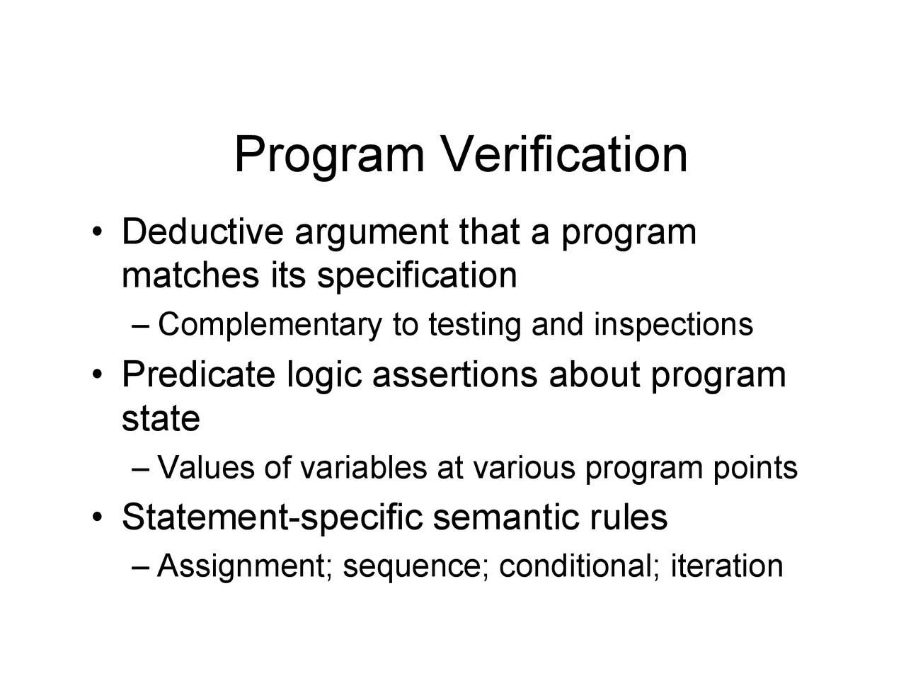 Program Verification And Specification Rules Assignment Cs 6300 Docsity
