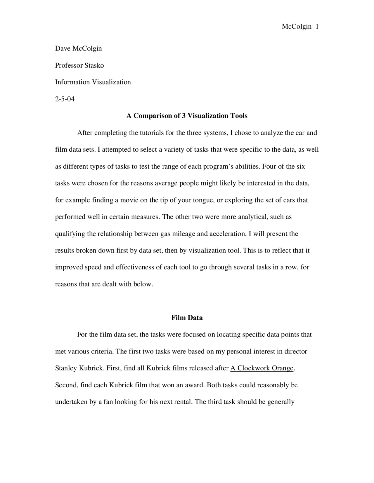 A Comparison of 3 Visualization Tools - Information Visualization | CS ...