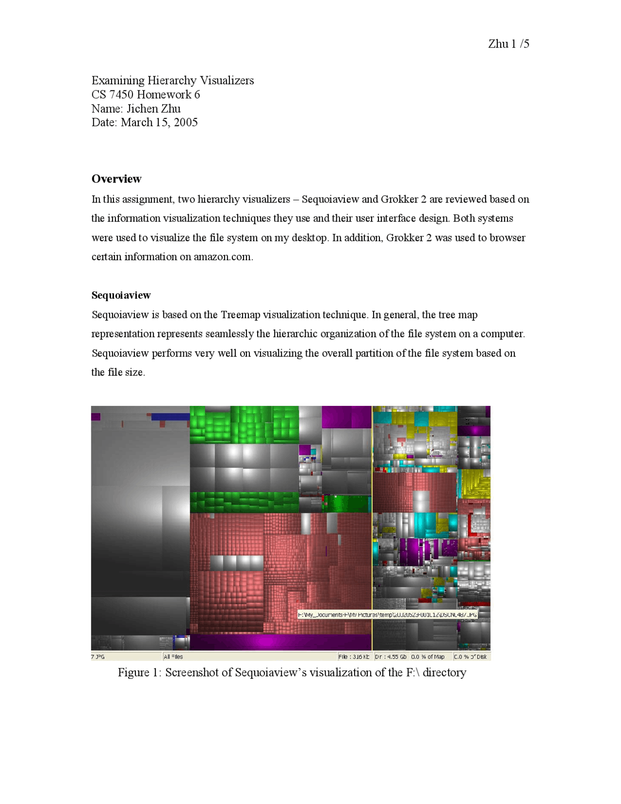 Examining Hierarchy Visualizers Information Visualization Cs 7450