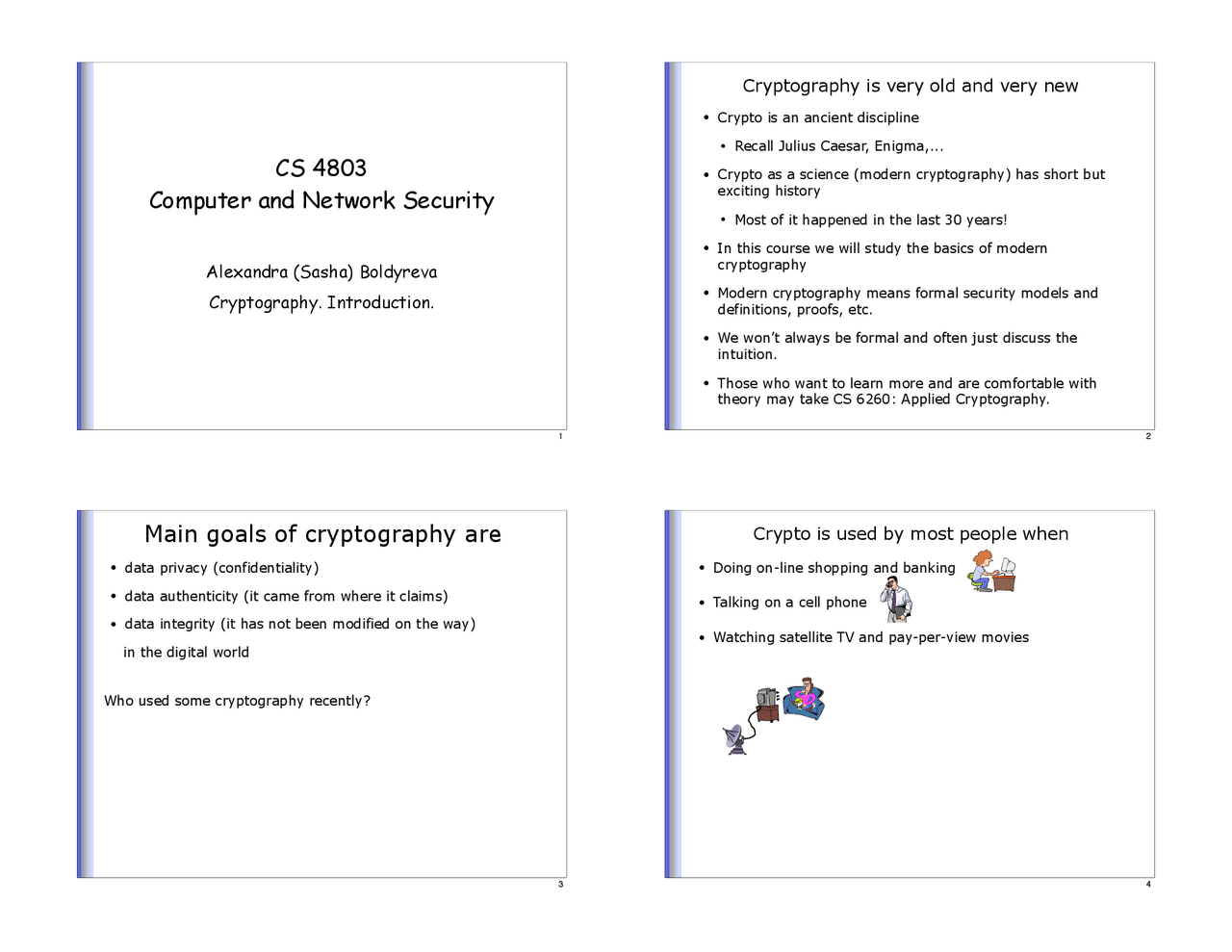 Computer And Network Security Special Topics Lecture Slides Cs