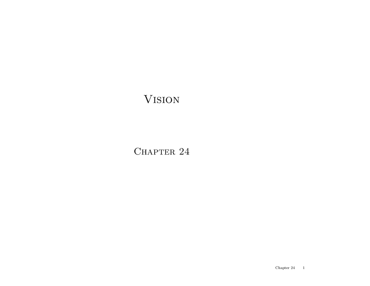 Notes On Vision Introduction To Artificial Intelligence Cs 3600