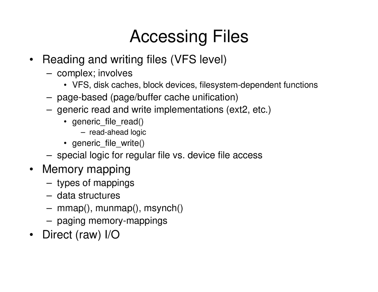 File I/O Operations in Linux: Reading, Writing, Memory Mapping, and ...