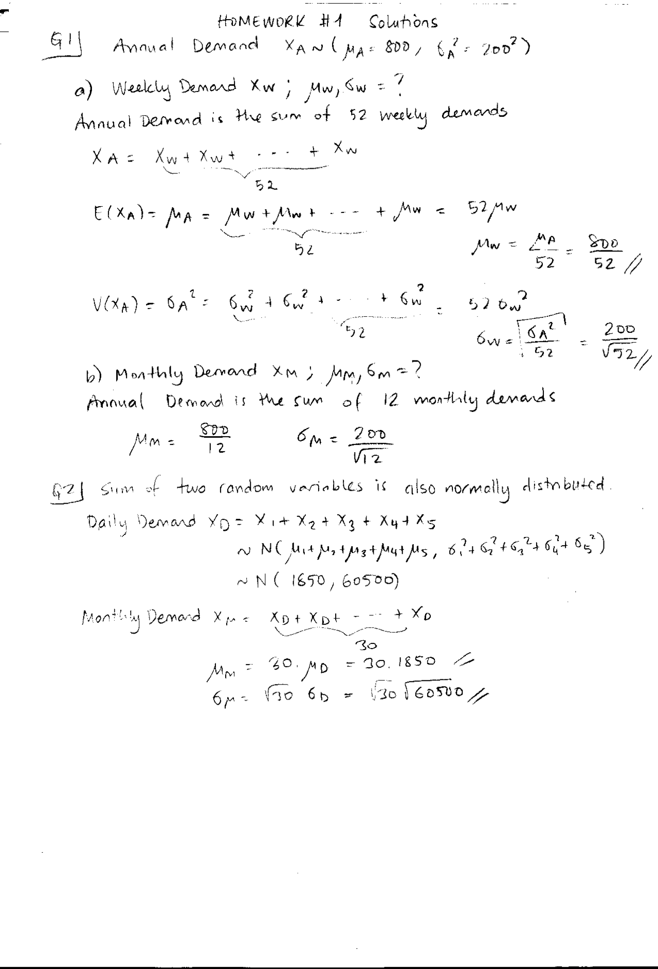 Homework 1 Supply Chain Modeling Manufacturing And Warehousing