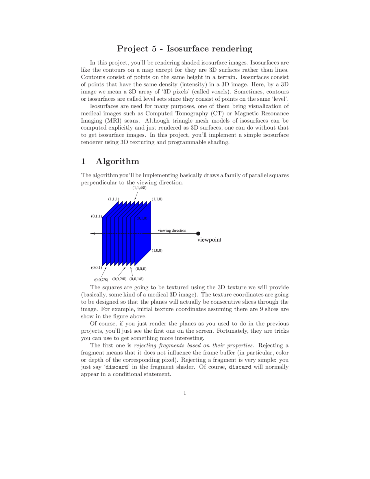 Isosurface Rendering - Computer Graphics - Project 5 | CS 3451 - Docsity