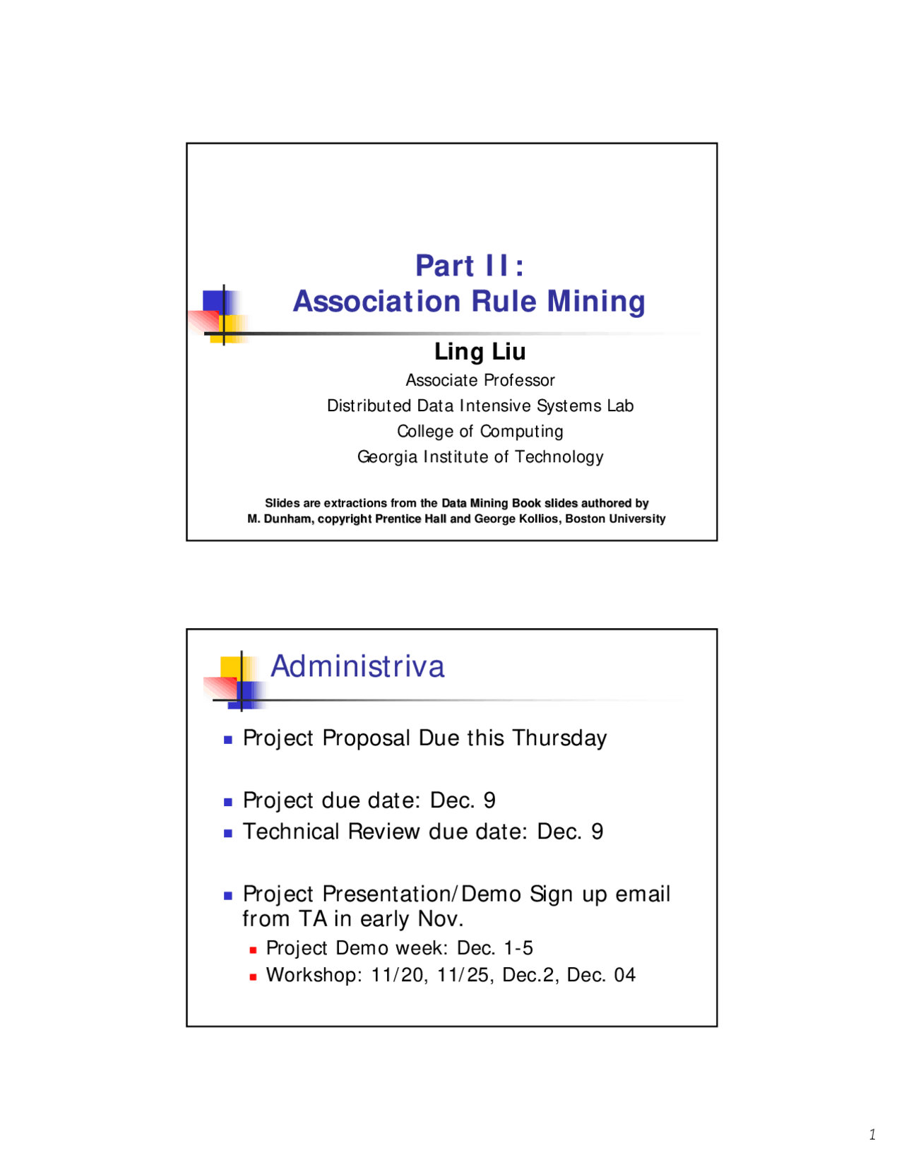 Association Rule Mining Lecture Slides Cs 4440 Docsity 7139