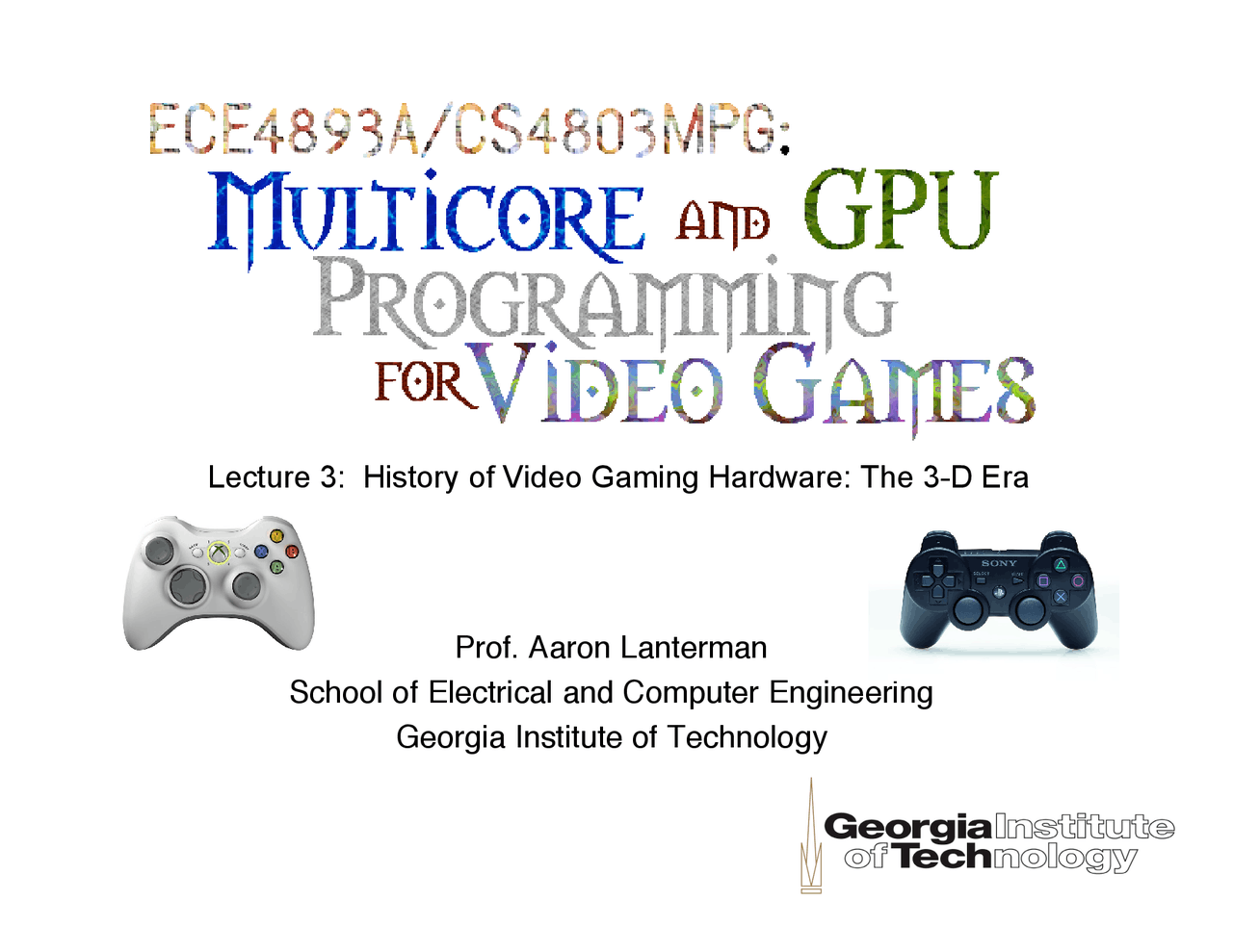 History Of Video Gaming Hardware The 3d Era Ece 4893 Docsity