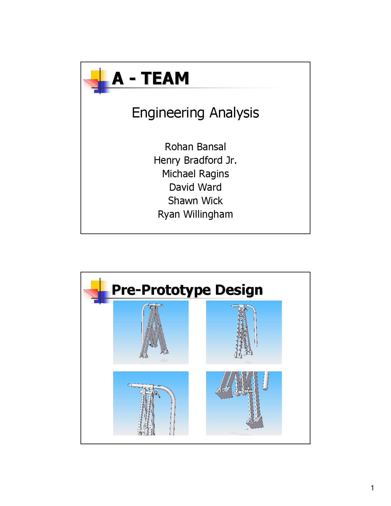 Engineering Analysis Capstone Design Lecture Slides Me 4182 Docsity