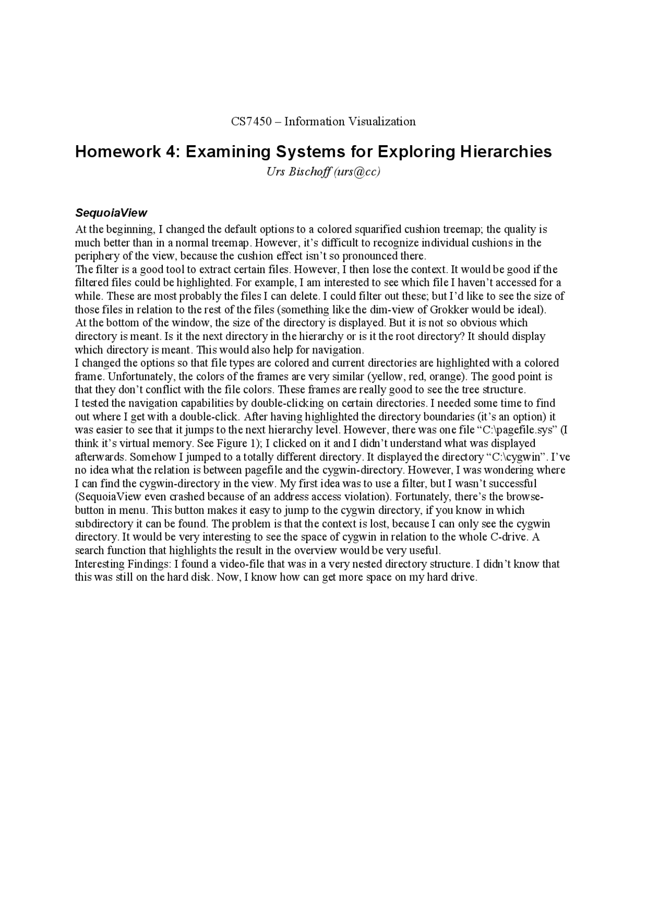 Information Visualization Homework 6 Solutions Cs 7450 Docsity