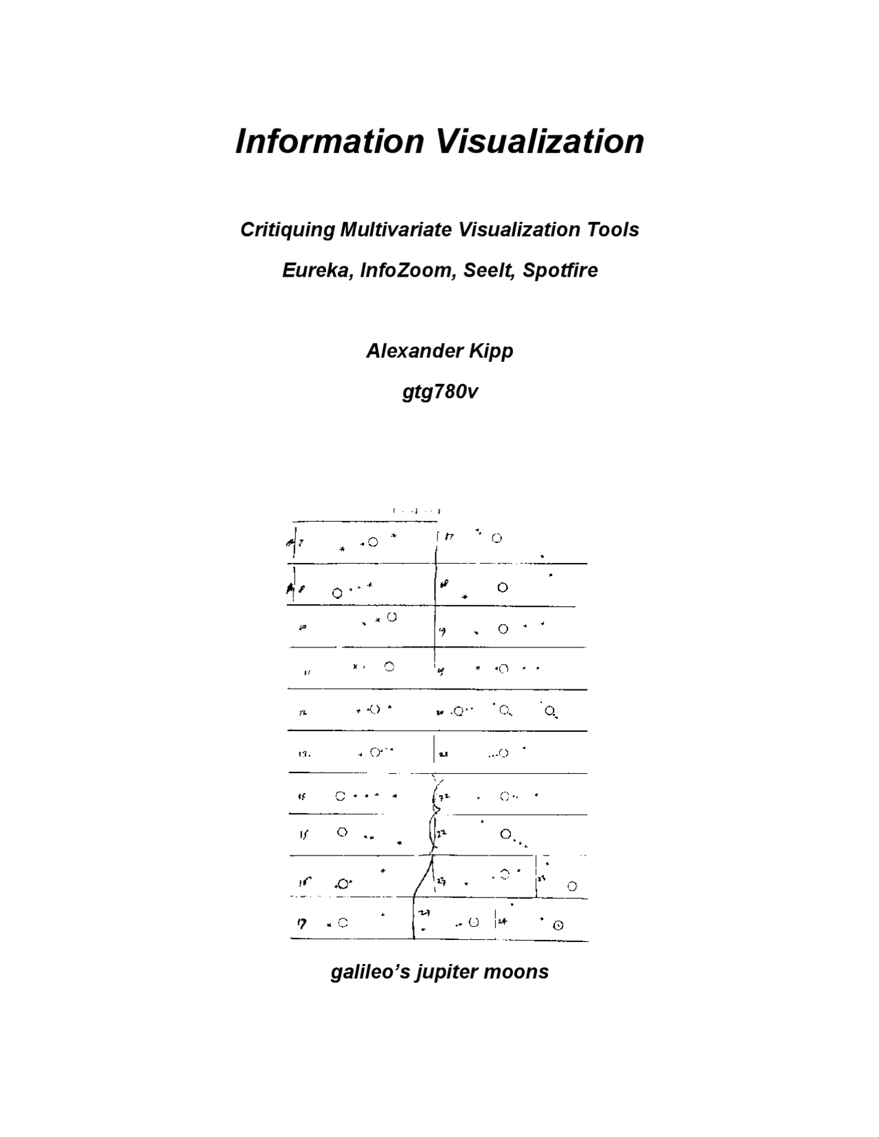 Critiquing Multivariate Visualization Tools - Lecture Notes | CS 7450 ...