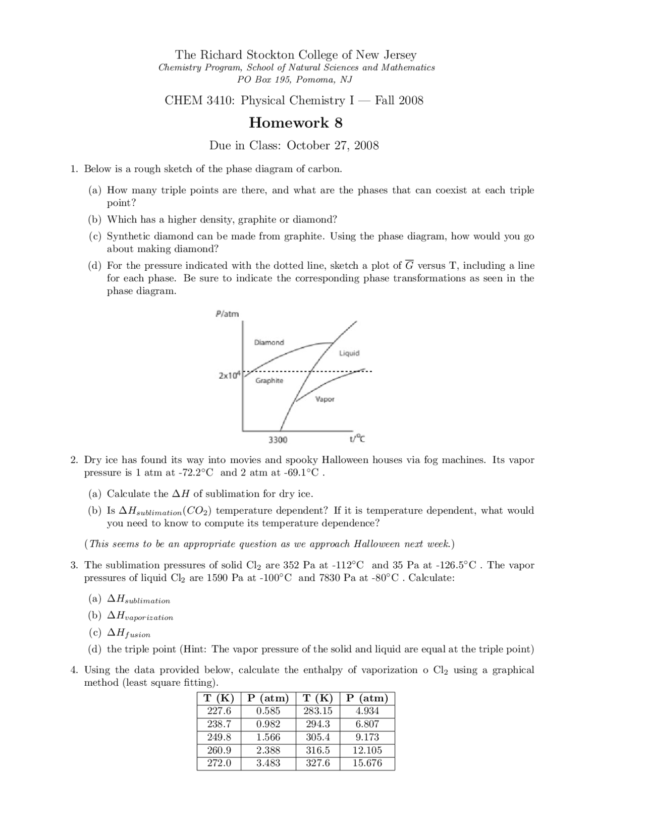 4 Solved Problems on Higher Density of Graphite - Assignment 8 | CHEM ...