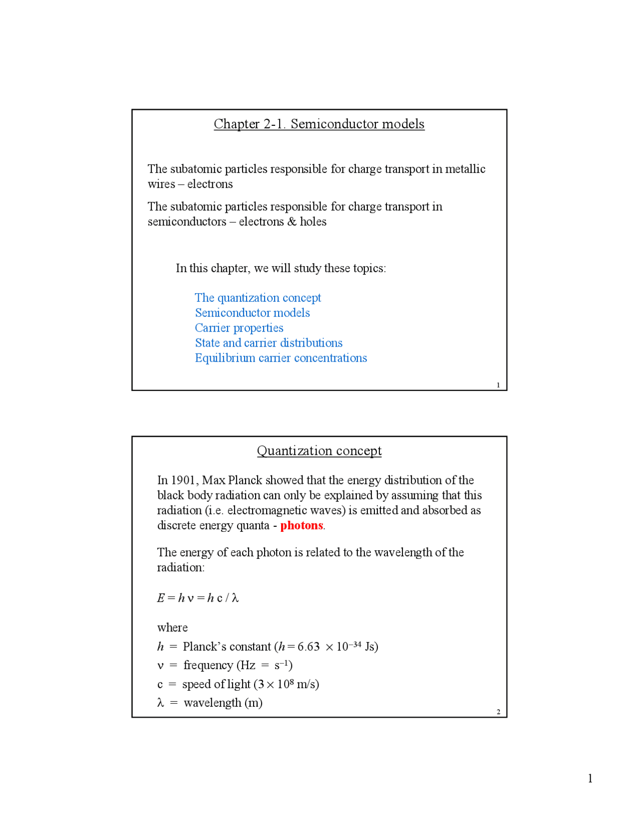 Semiconductors Models In Microelectronics Technology Ecse 2210 Docsity