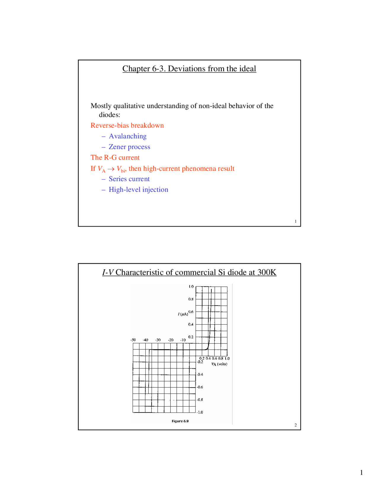 Deviations From The Ideal Microelectronics Technology Slides Ecse
