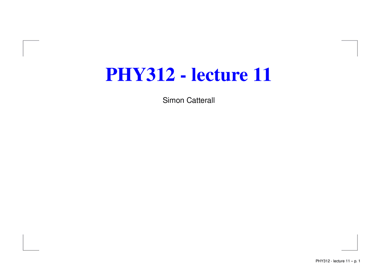 Notes On Curved Space Metric Length And Geodesics Phy 312 Docsity