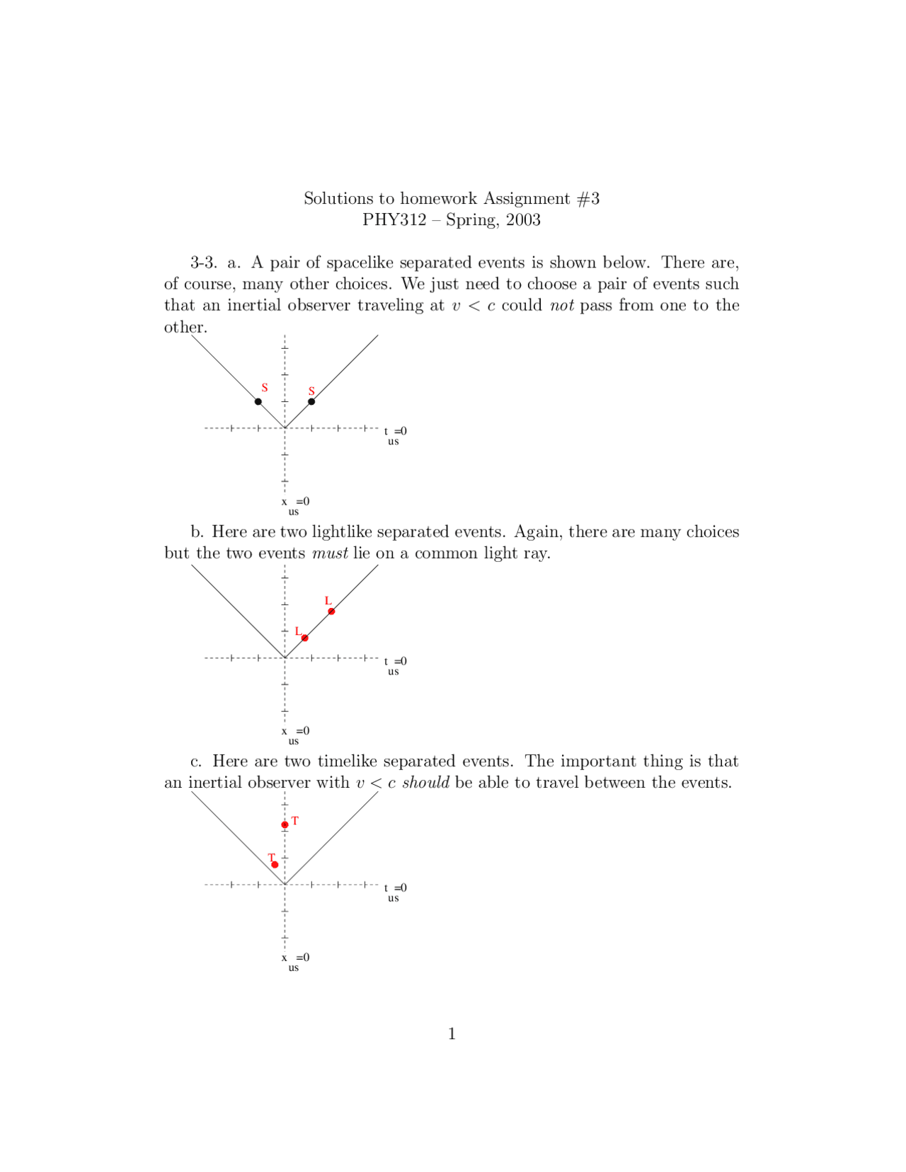 Solutions To Homework Ii Relativity And Cosmology Einsteinbeyond
