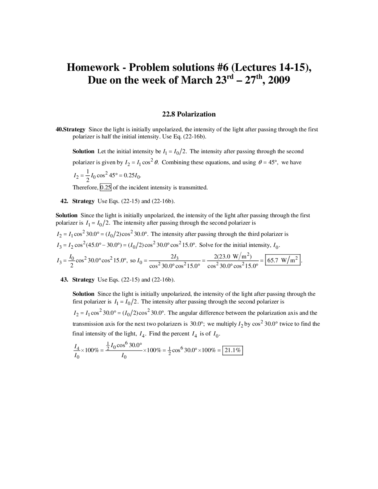 Major Concepts Of Physics Ii Homework Problems Solutions 6 Phy 102