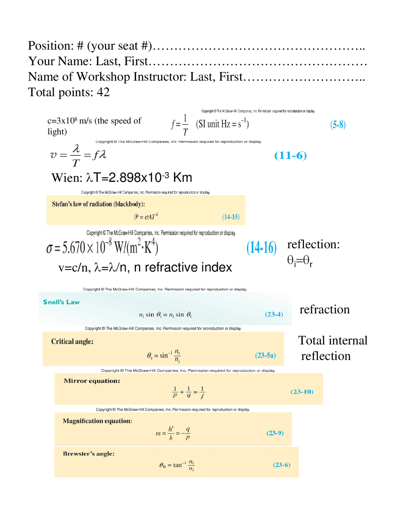10 Questions On Major Concepts Of Physics Ii Exam 2 Phy 102 Docsity