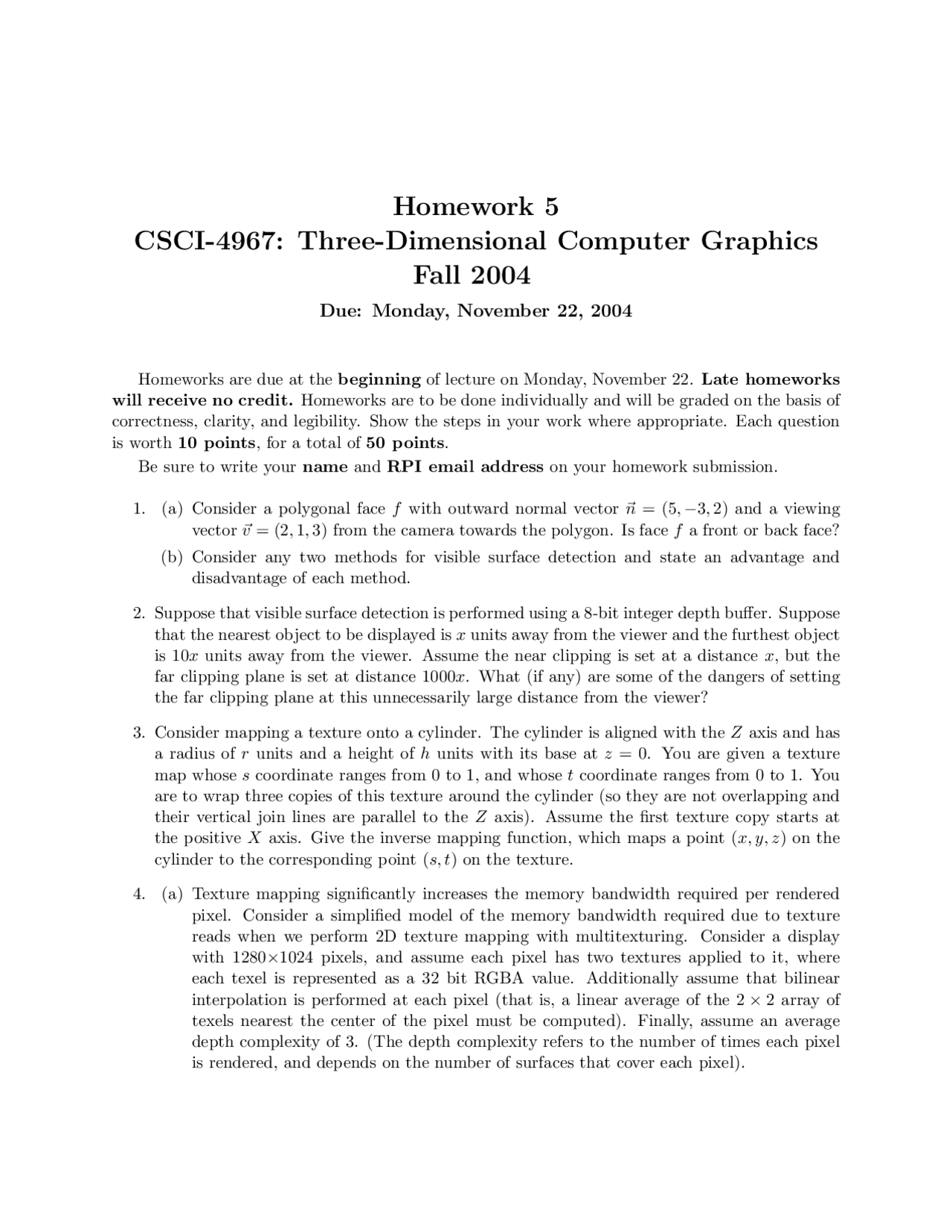 Assignment 5 Practice Questions Open Source Software Csci 4967