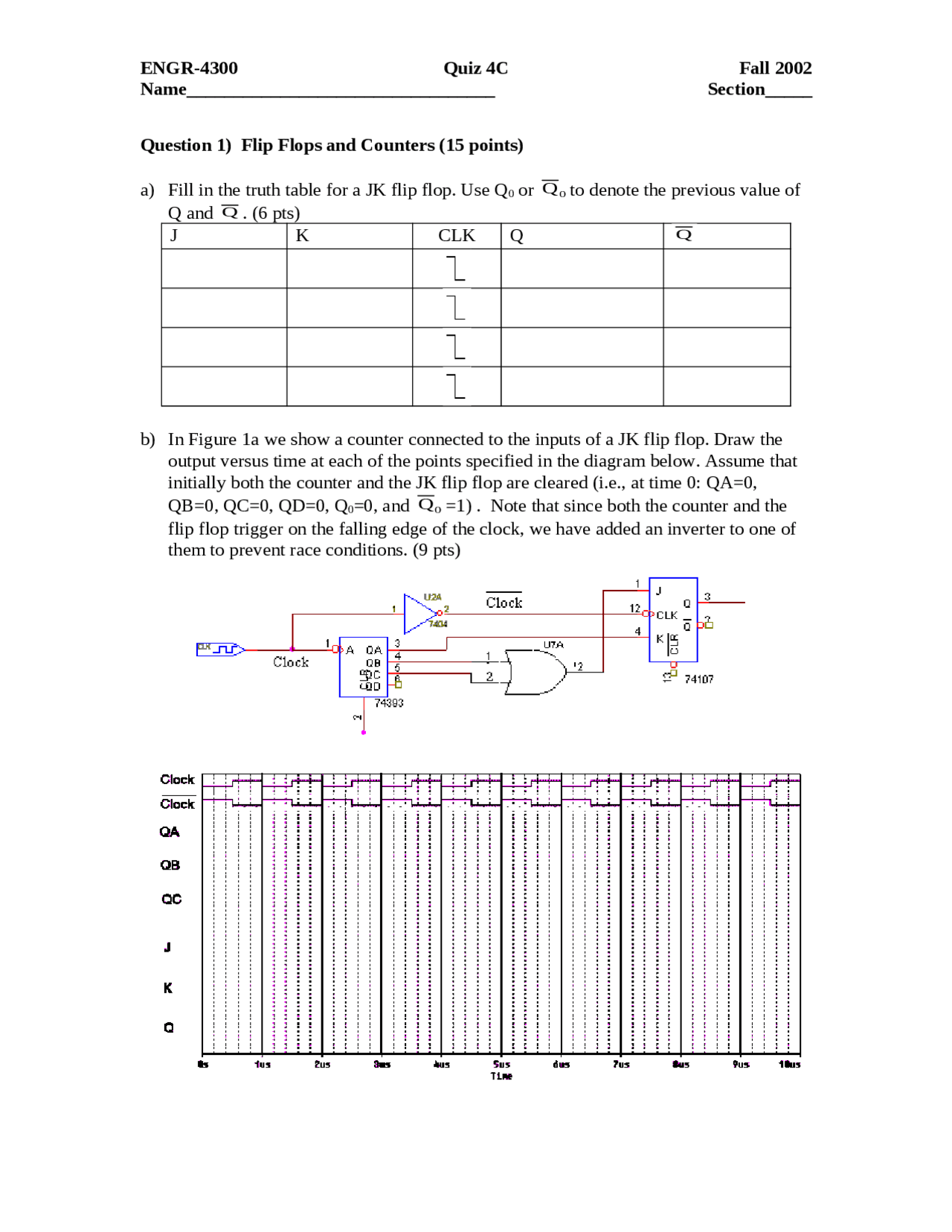 4 Questions Quiz 2 Electronic Instrumentation Engr 4300 Docsity