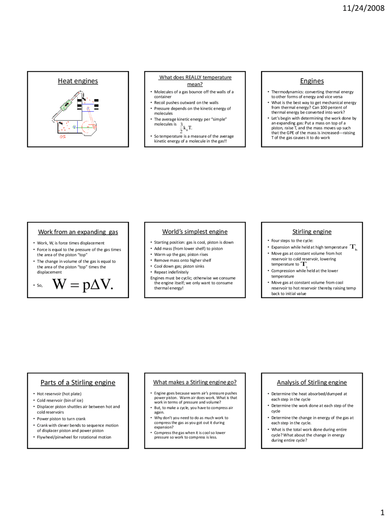 Lecture Slides On Heat Engines Major Concepts Of Physics I Phy 101