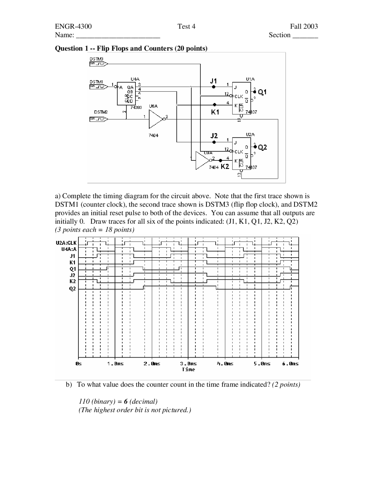 Quiz On Electronic Instrumentation Engr 4300 Docsity