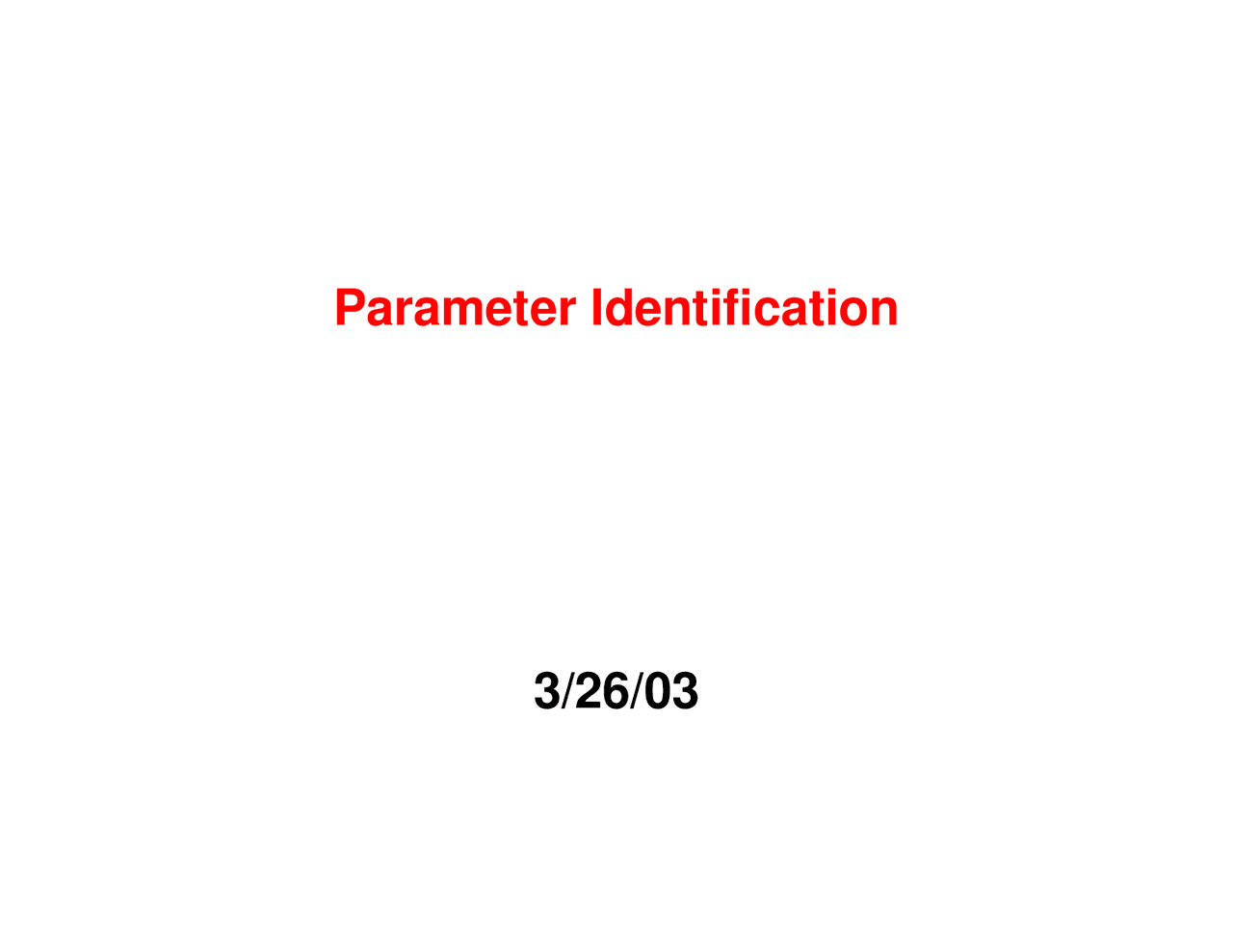 Parameter Identification Analog Ic Design Notes Ecse 4962 Docsity