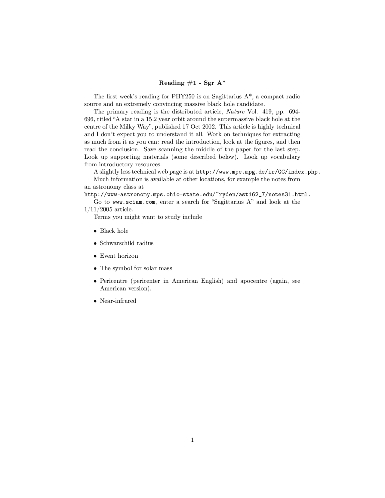 Physics Journal Workshop Vocabulary Phy 250 Docsity