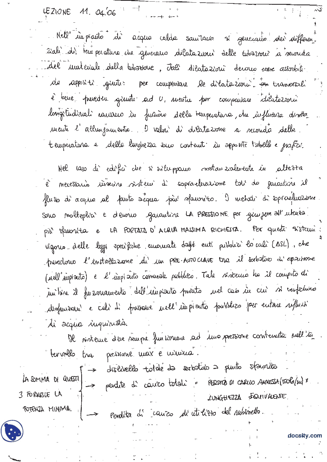 Appunti Di Architettura Tecnica E Impianti Tecnici Parte 4 Docsity