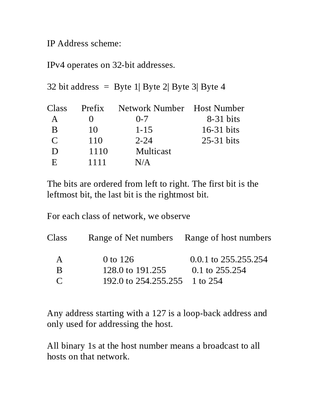 IP Addressing and ARP: Understanding IPv4 Address Classes, Subnetting, and ARP Table - Pro ...