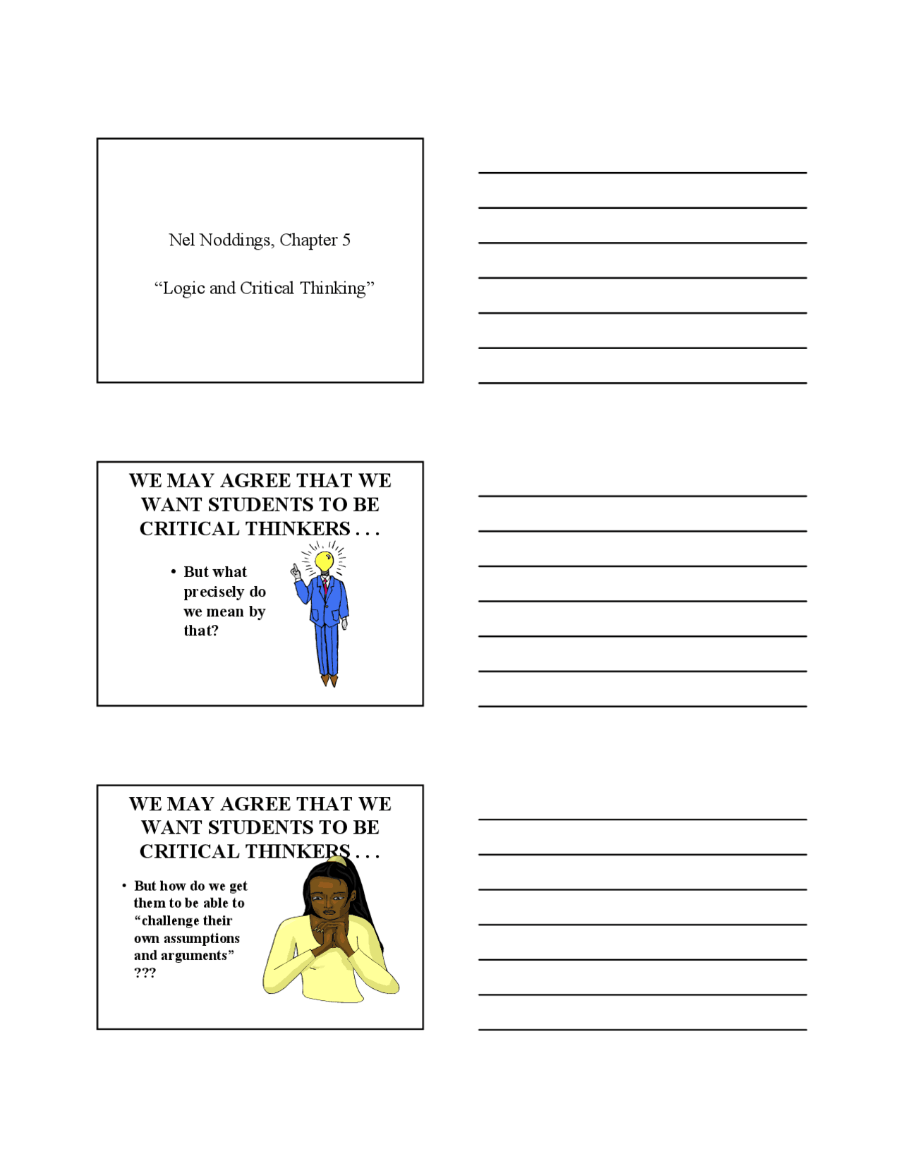 Logic And Critical Thinking Lecture Slides Emd 572 Docsity