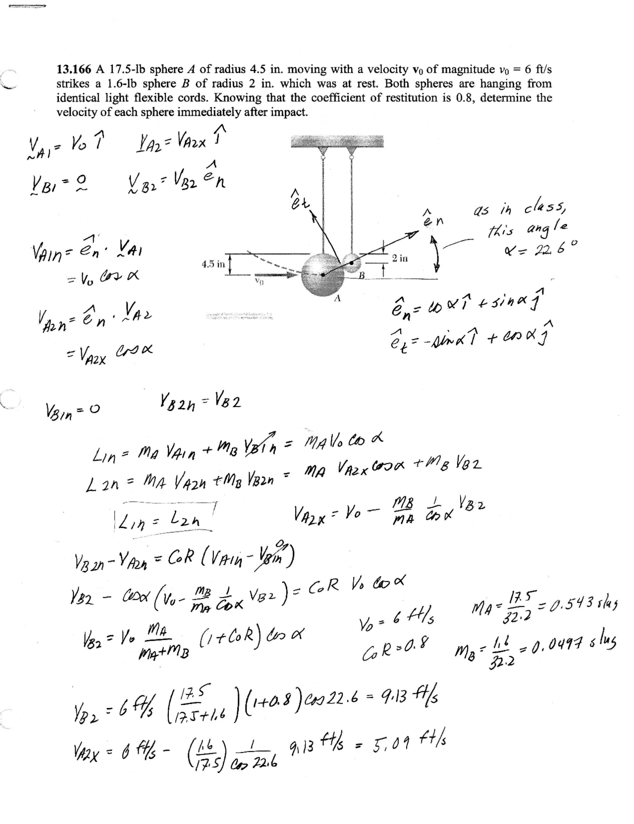 Engineering Dynamics Assignment With Solutions Engr 2090 Docsity