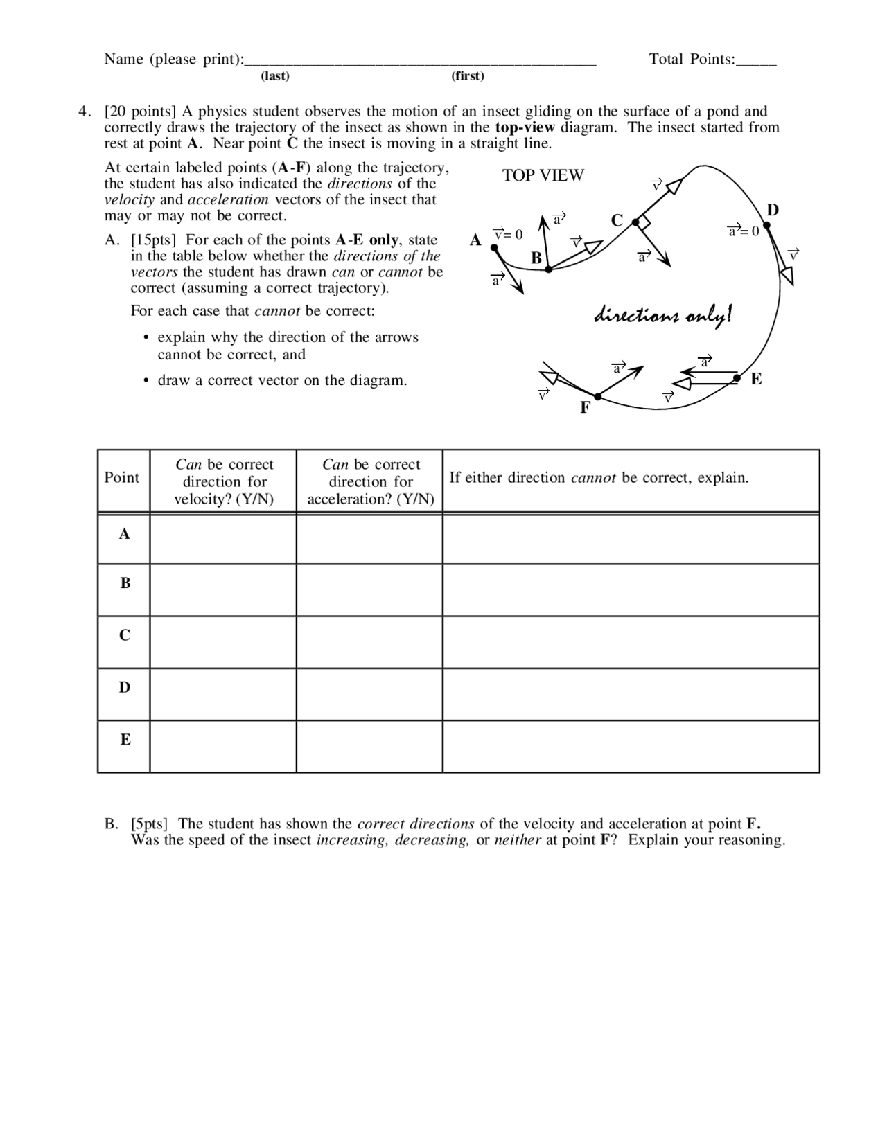Practice Examination 1 General Physics I Phy 211 Docsity