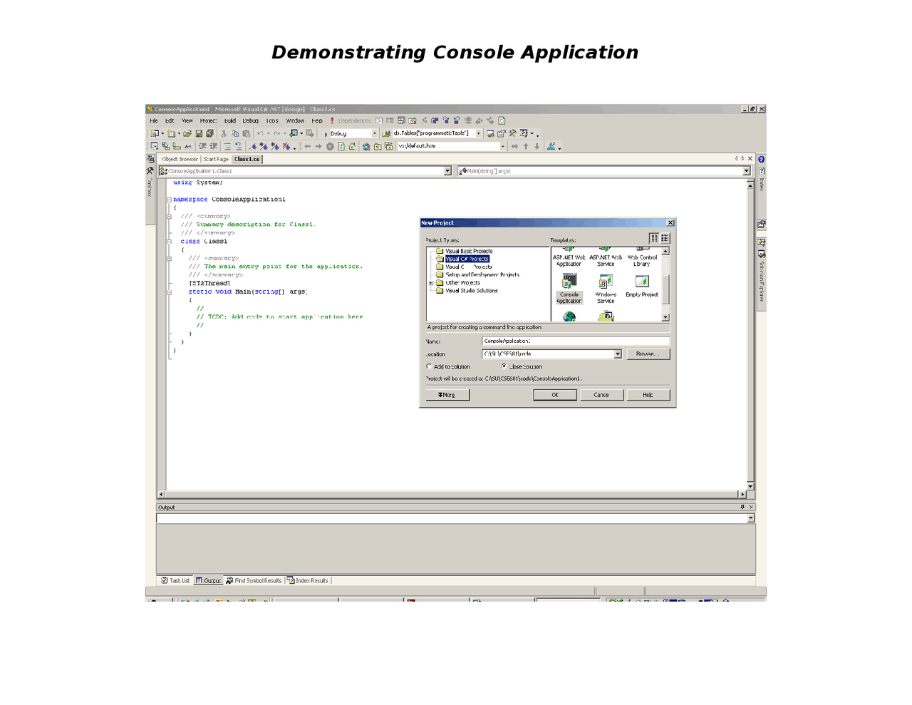 Demonstrating Console Application Distributed Objects Cse 775 Docsity