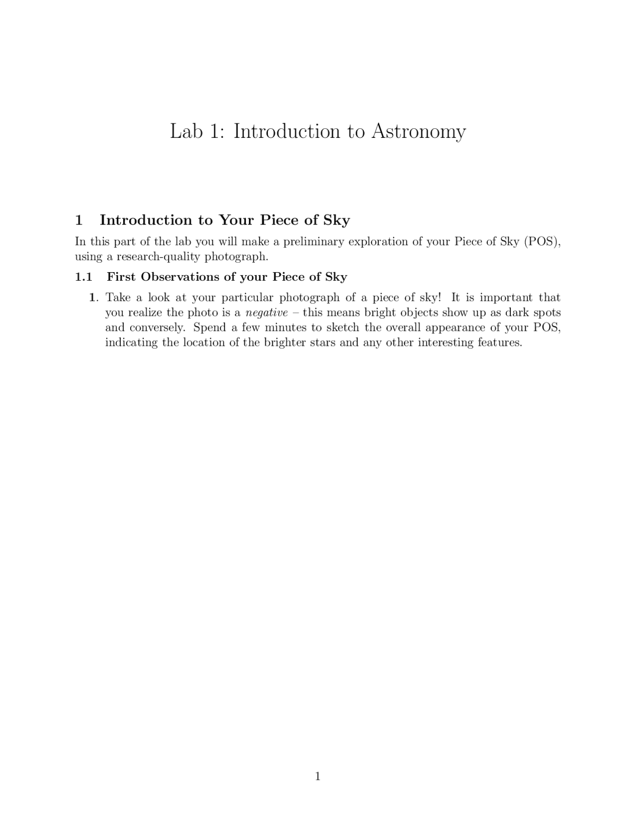 Laboratory Report 1 Introduction To Astronomy Ast 104 Docsity