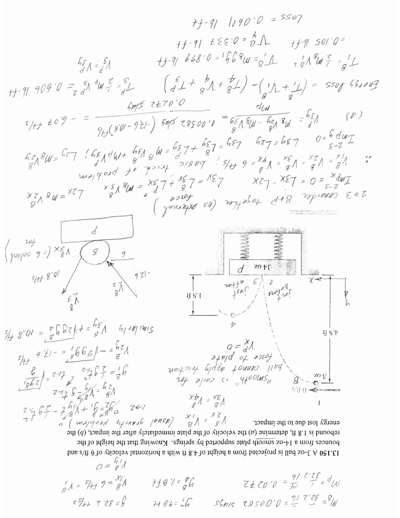 Solutions For Assignment 13 Engineering Dynamics Engr 2090 Docsity
